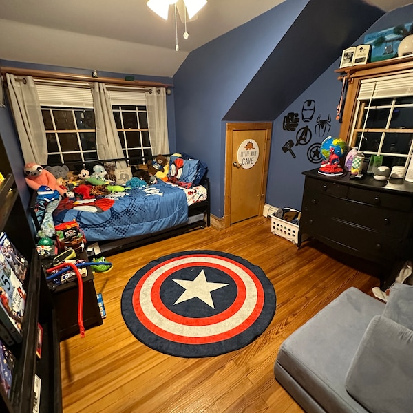 Marvel Avengers Sets of 6 Wood Wall Art , Nursery Wooden Home Decor ...