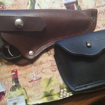 Revolver .22lr Holster Ruger Wrangler Heritage Rough Rider Hand Crafted ...