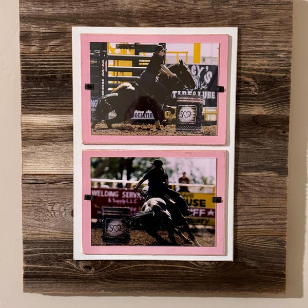 Rustic Modern Farmhouse Shiplap White Washed Reclaimed Wood Picture ...