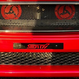 NEW Accessory for Subaru WRX Sti License Plate Delete Subaru STI ...