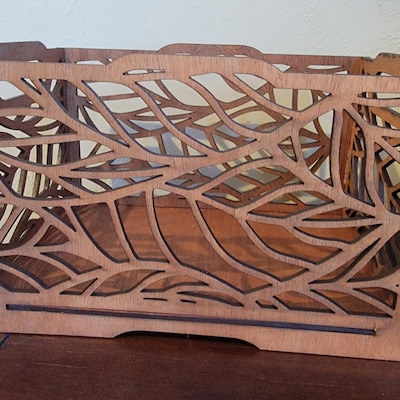 Stacking Leaves Pattern Boxes Crates, Baskets for Personalization ...