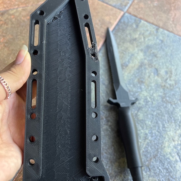 3D Printed Knife Set for Winter Soldier Cosplay Gerber SOCP Yari MK II ...