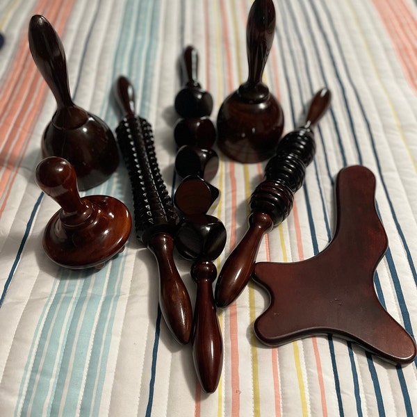 Wood Therapy Maderoterapia Colombiana Cob Roller Handheld Massager ...