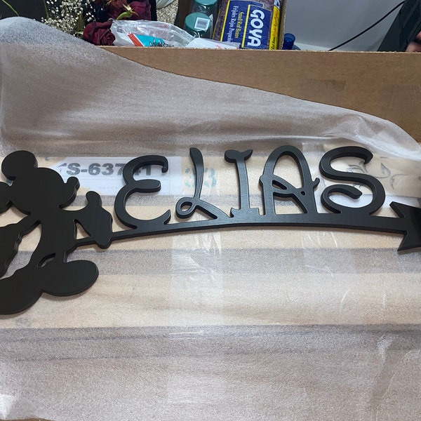 Disney Mickey Mouse, Monogram, Baby Boys, Wooden Name Sign, Baby Name ...