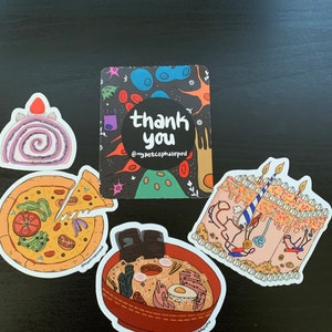 RAMEN CELL Vinyl Sticker Science Biology STEM Molecular Food Sciart ...