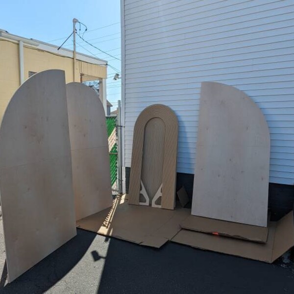 Wood Panels BACKDROP Sets I Set of 3, 5 or 7 Wood Panels I Collapsible ...