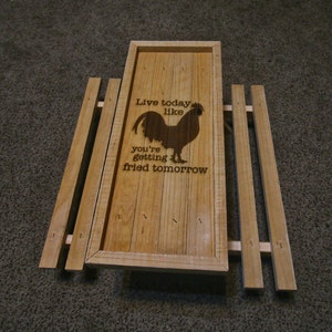 One Picket Chicnik Table Plans, Digital Plans, Chicken Table, Chicken ...