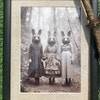 Rabbit Cult of the Forest, Vintage Photography, Art Poster Print, Dark ...