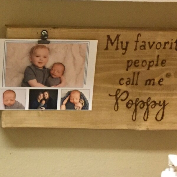 Poppy Gifts, Poppy Picture Frame, My Favorite People Call Me, Fathers ...