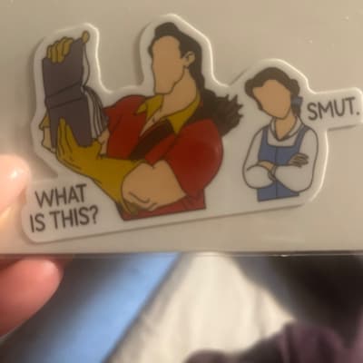 Belle Bookworm Smut Sticker Beauty and the Beast, Booktok, Spicy ...