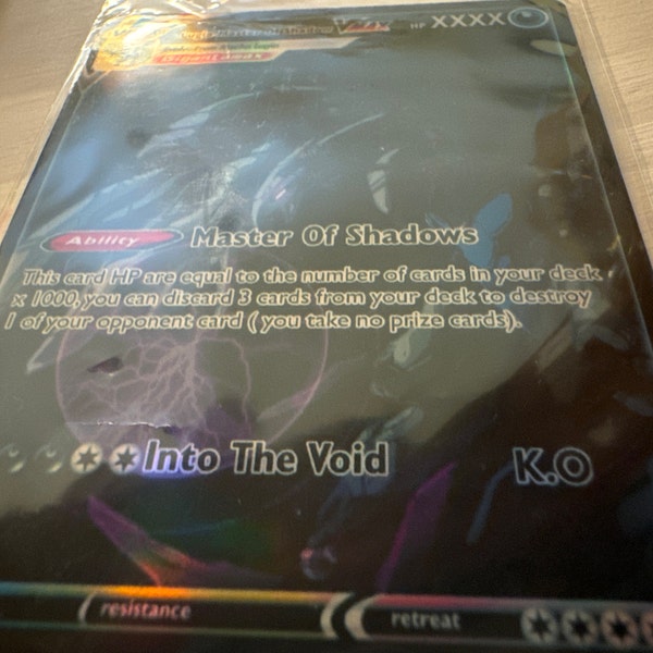 Buy The Undefeatable Red Gx Pokemon Card Online in India - Etsy