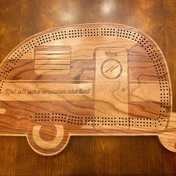 Upper Peninsula (michigan) Cribbage Board and Wall Display ...