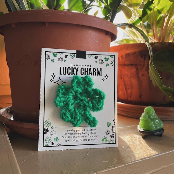 PRINTABLE Lucky Charm Display Cards - Digital PDF - Labels for Handamde ...