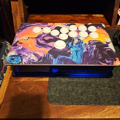 Case Only All Buttons Stickless Arcade Case Fightstick Enclosure Box - Etsy