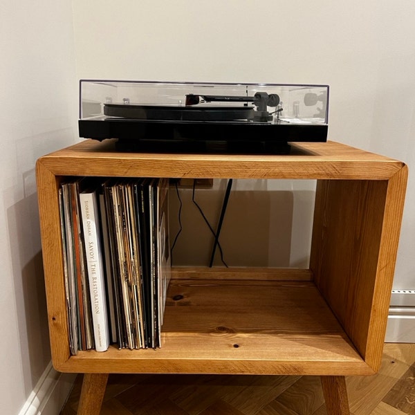 DJ Stand Record Player Sideboard Vinyl Unit. Bespoke Furniture, Hand ...