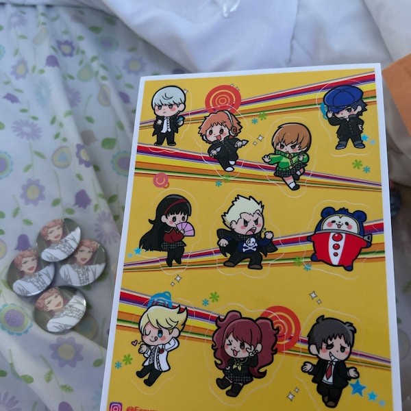 Persona Sticker Pages - Etsy