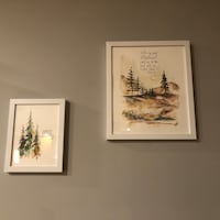 Map of Elora Print, Map of Fergus Print, Watercolour Map of Fergus and ...