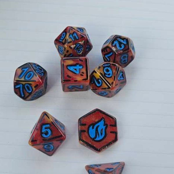 Borderlands Inspired Lilith **extra Dice** Dnd/dungeons and Dragons/rpg ...