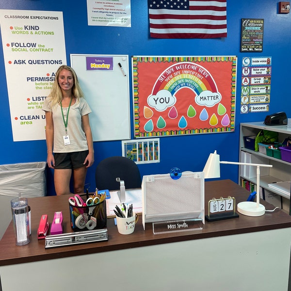 All Are Welcome Rainbow Classroom Decor: Positive Affirmations ...