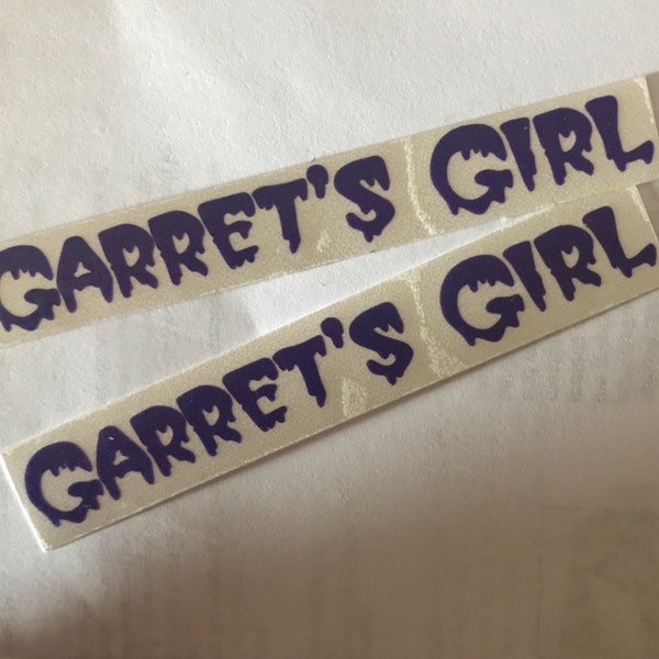 Custom Lettering Decal Sticker . Die Cut Any Font Free Shipping (united ...