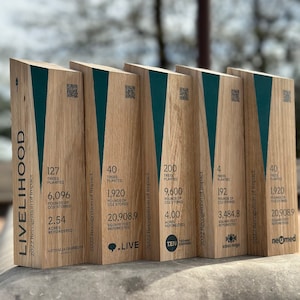 Modern Laser Cut Steel Trophy Corporate Award Unique Metal - Etsy