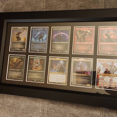 50 Trading Card Frame Card Display Frame Custom Card Frame Card Frame ...