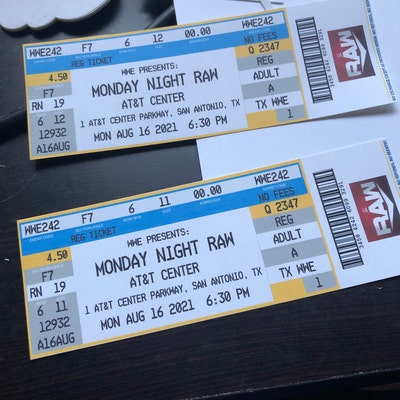 Fake 'ticketmaster' Concert/party Ticket Template - Etsy