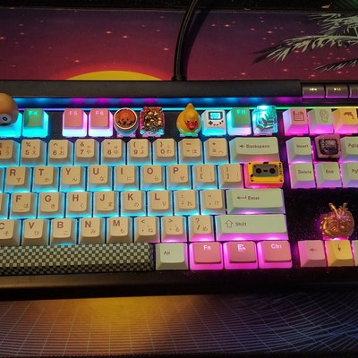 5PCS Resin Keycaps Set for Mechanical Keyboard With Natural - Etsy