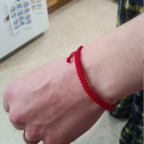 Red String Bracelet - Etsy