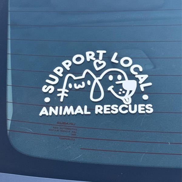 Cat Silhouette Decal, Car Decal, Laptop Sticker, Minimalist Decal, Gift ...