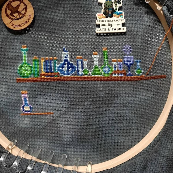 Magic Potions Temperature SAL , Fantasy Stitch Along Cross Stitch ...