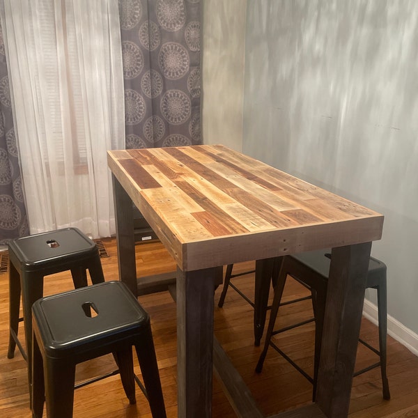 Basement Bar Table in Natural Finish Hundreds of Sizes Dining or ...