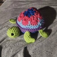 Foldable Turtle Bag - PDF Crochet Pattern - Etsy Canada