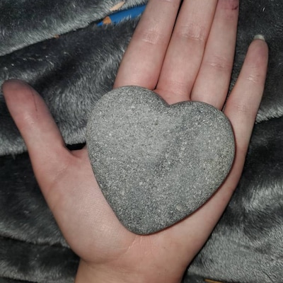 100% NATURAL, Real Heart Shape Rocks, Hand-cut Plain/blank Heart Stones ...
