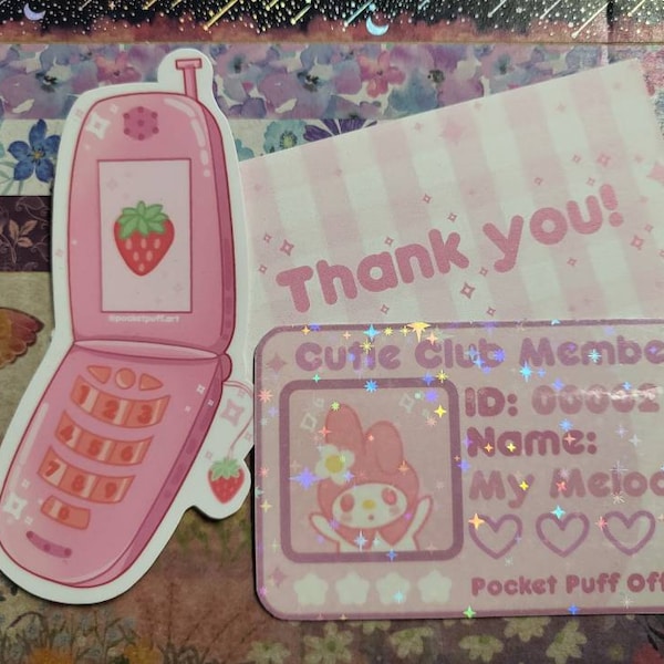 Cutie Club ID Cards Rila Bear Trading Cards Collecting Cards Photo ...