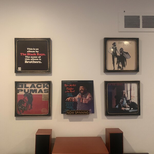 Chopin / Natural Wood Frame, Vinyl Display , LP Frame, Vinyl Frame, LP ...