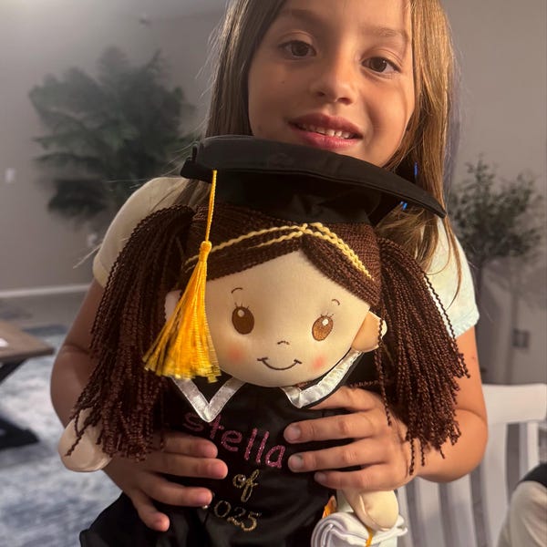2025 Personalized 18” Graduation Doll Babydoll Kindergarten Preschool ...