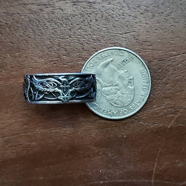 Phoenix Totem Ring | Phoenix Stainless Steel Mens Rings | Phoenix Men Rings | Punk Gothic Trendy ...