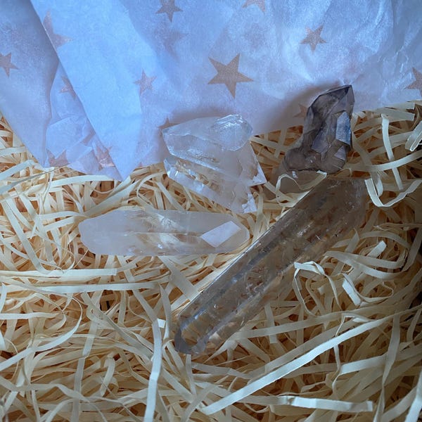 Grade AAA Lemurian Towers With Barcodes and Self-healed - Semi-polished ...