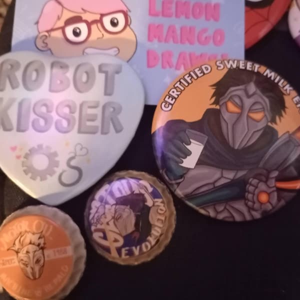BG3 Romance Companion Badges , 58mm Big Badges , Astarion, Wyll ...