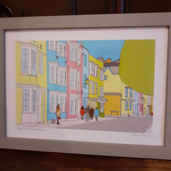 Reading Purple Turtle Art Print, Reading Illustration, Purple Turtle ...