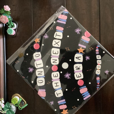 Taylor Swift Graduation Cap, Eras Grad Cap, Lover Era Graduation Cap ...