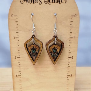 Cowboy Boots Heart Earring SVG, Western Earring Laser Cut File, Western ...