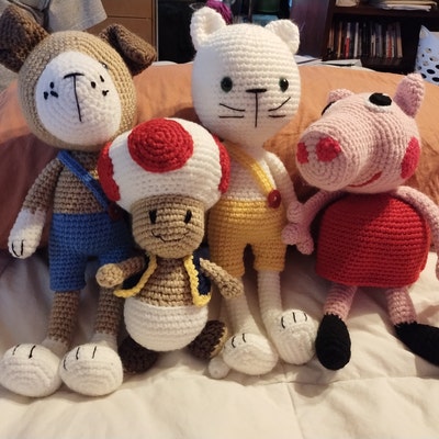 CROCHET PATTERN BUNDLE Goomba & Mario Bros Mushrooms Pdf - Etsy