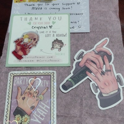 CHANGBIN SKZ Stray Kids Hand Stickers Matte Waterproof Vinyl Kpop ...