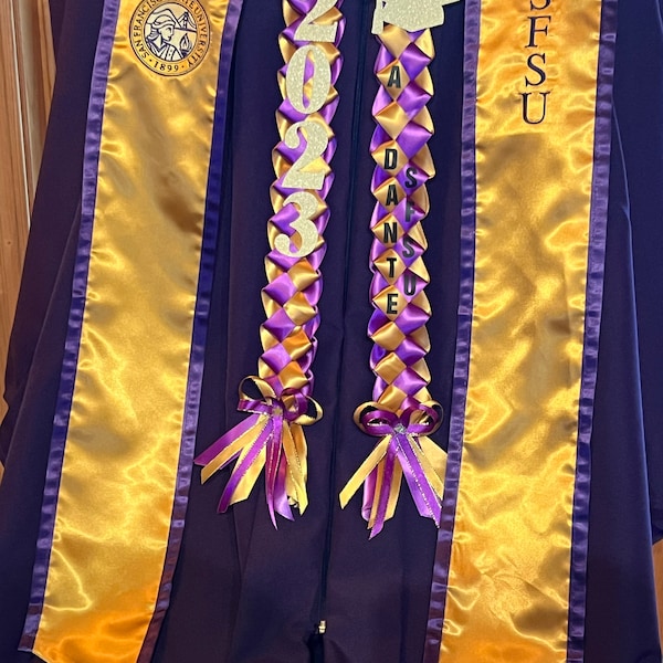 Graduation Lei/ Personalized Name-#88 - Etsy