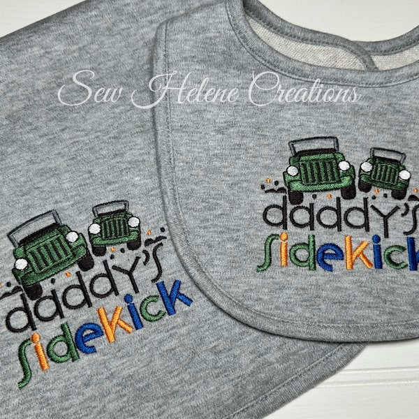 Daddy's Sidekick Embroidery Design - 4x4 5x7 6x10 8x8 Sizes Included ...