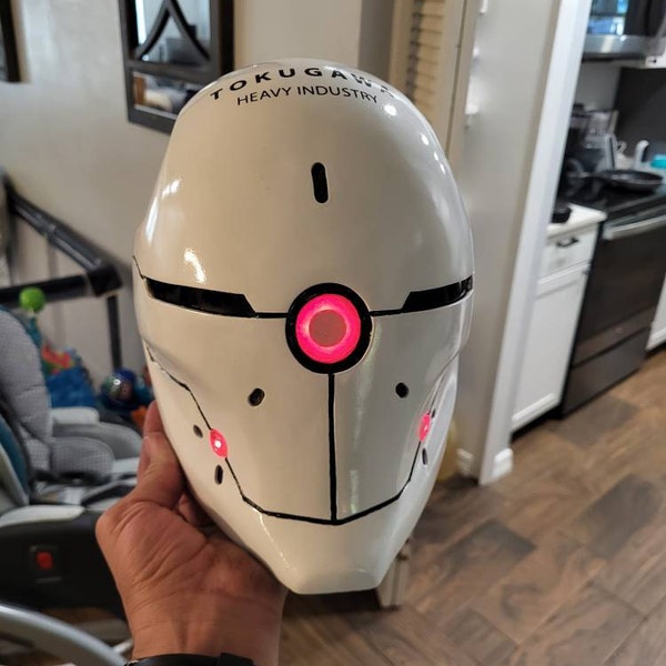 Custom Metal Gear Solid Gray Fox Helmet Mask Halloween Costume Cosplay ...