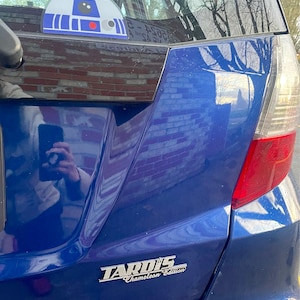 TARDIS Chameleon Edition Dr Who Car Emblem Chrome Plastic - Etsy