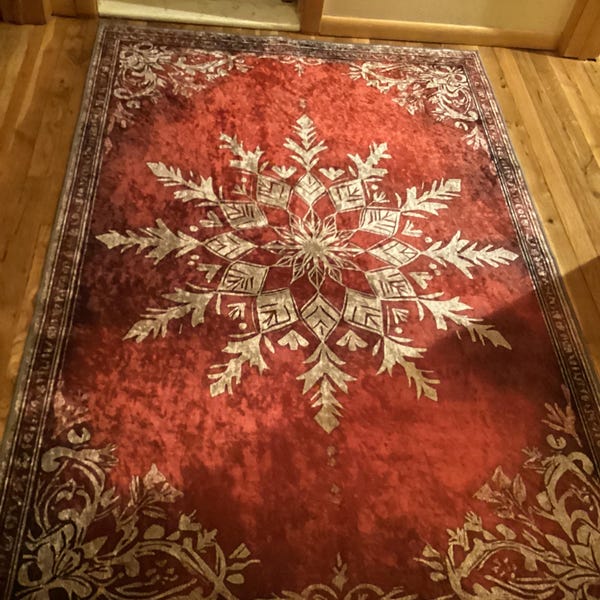 Flower Rug, Floral Rug, Purple Rug, Purple Flowers Rug, Kitchen Rug ...